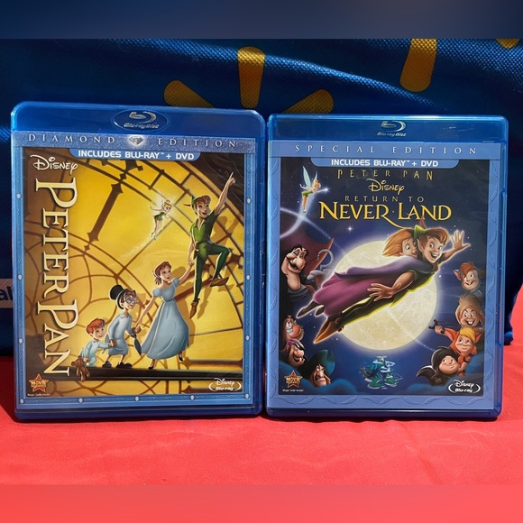 Disney | Media | Disney Peter Pan 2 Bluray Dvd Combo Sets | Poshmark